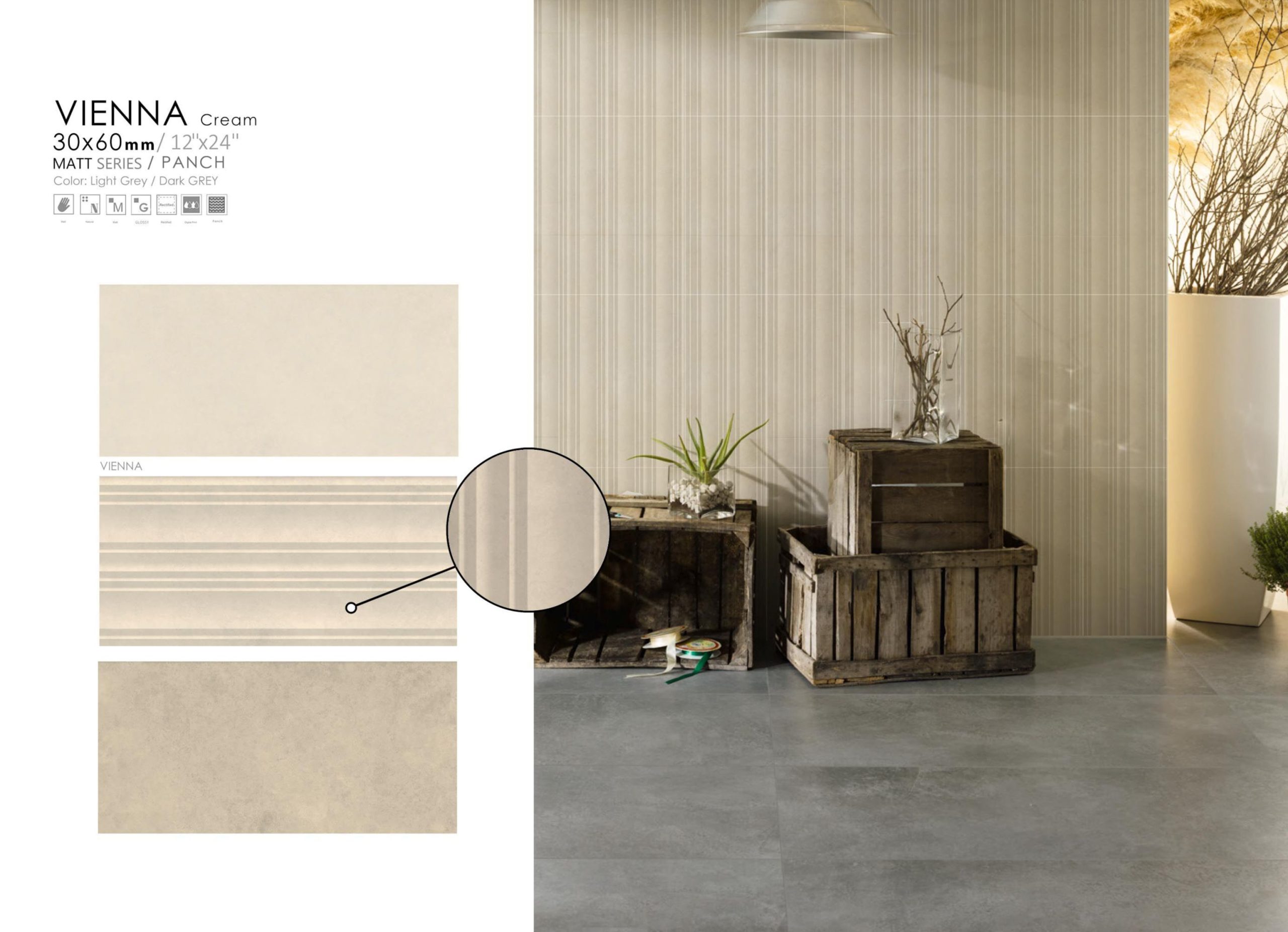 Unique Tile Pars | Vienna Cream - Unique Tile Pars