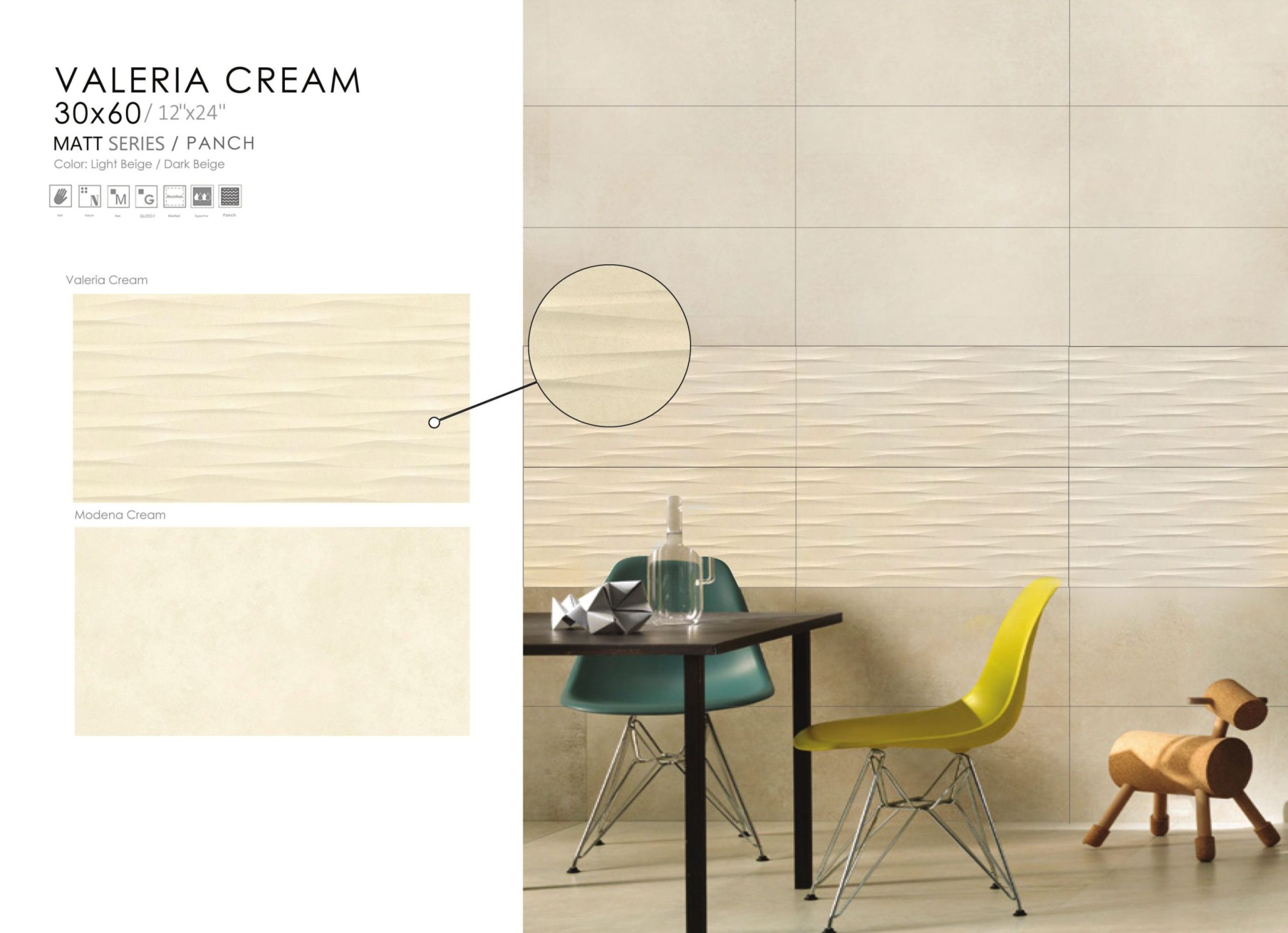 Unique Tile Pars | Valeria Cream - Unique Tile Pars