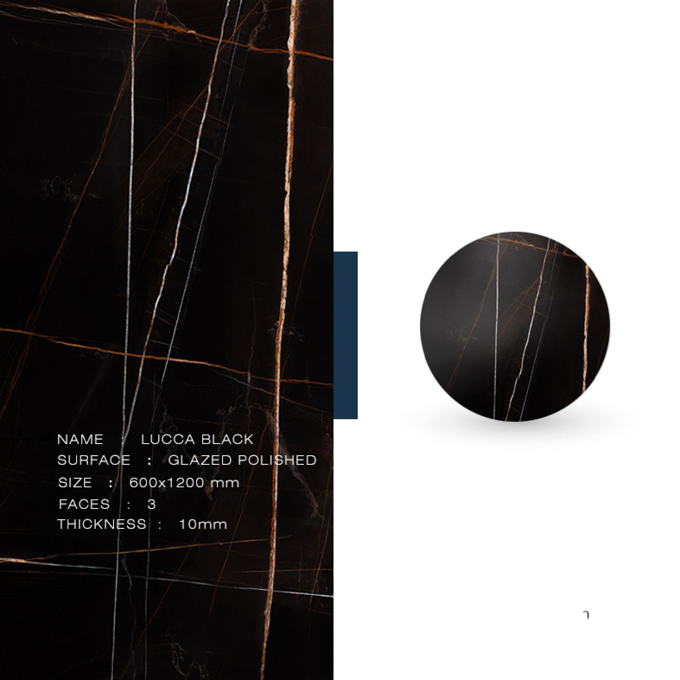 Unique Tile Pars | lucca black - Unique Tile Pars