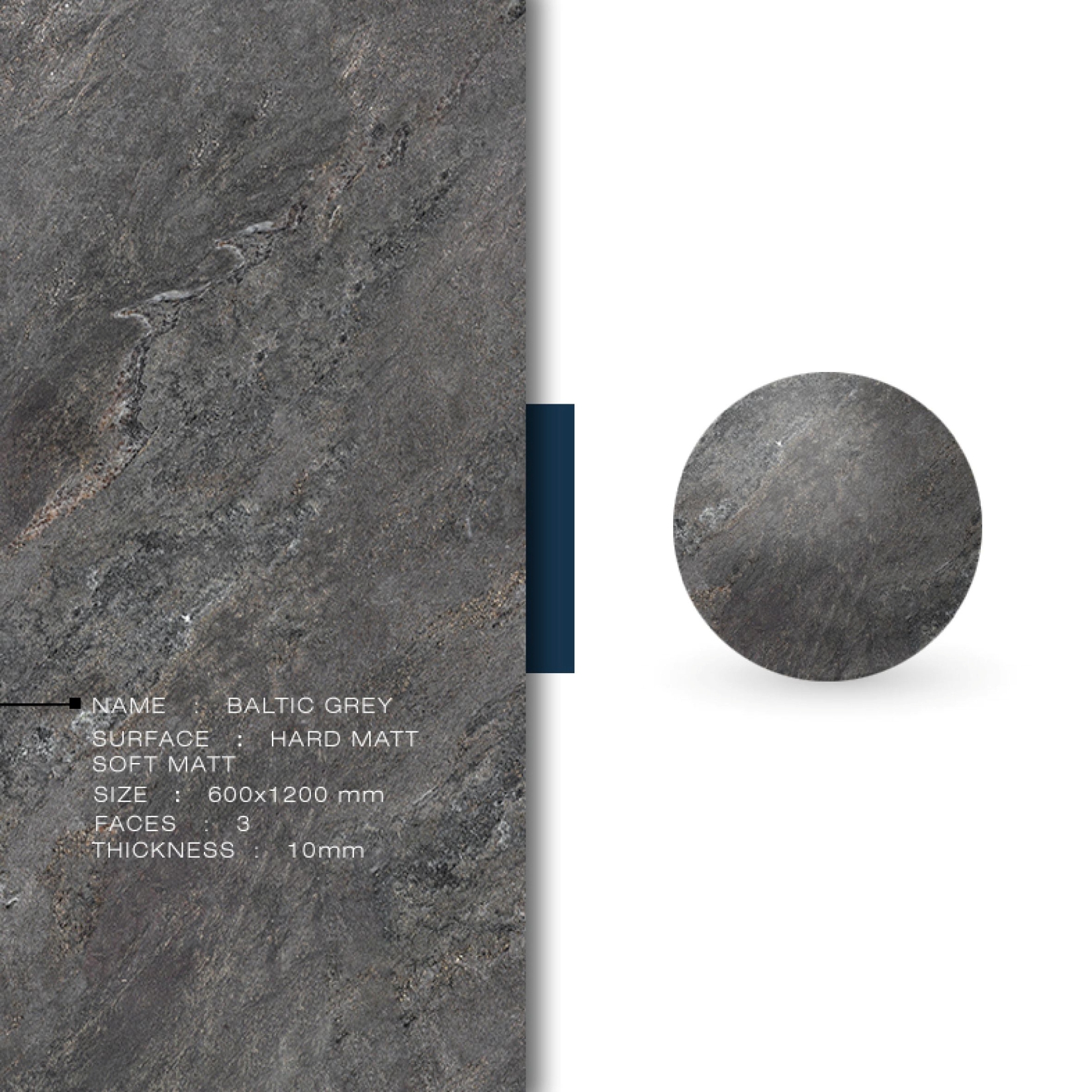 Unique Tile Pars | baltic grey - Unique Tile Pars